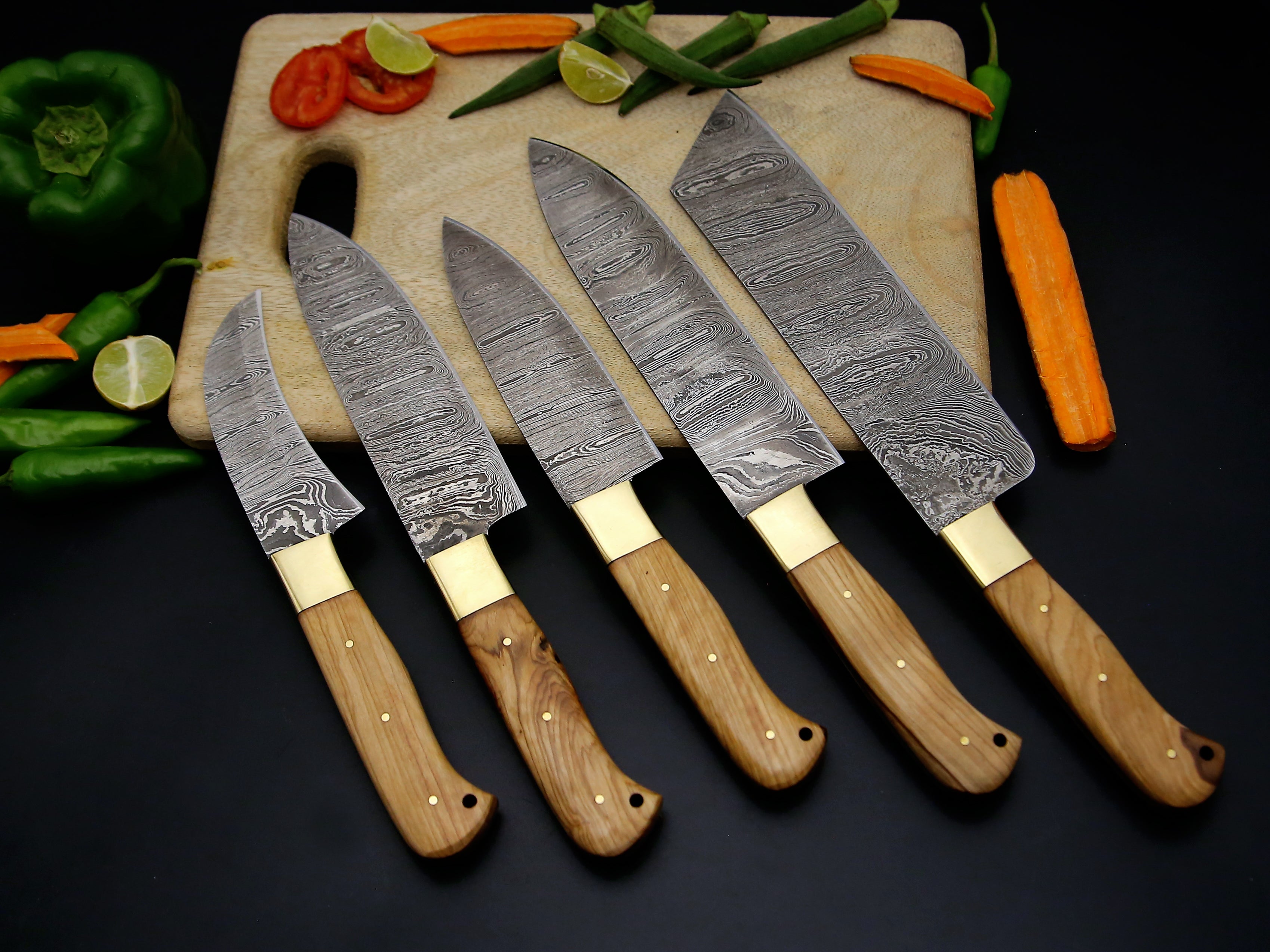 Best Custom Made Knives in USA, Kitchen Knives - Damascus Knife Hub